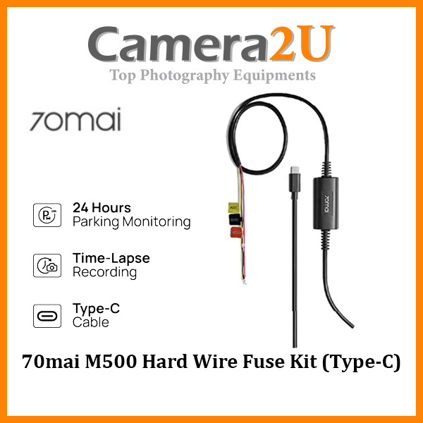 70mai M500 Hard Wire Fuse Kit (Type-C) | Camera2u Malaysia Top Camera ...