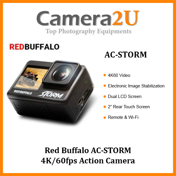Red Buffalo AC-STORM 4K/60fps Action Camera | Camera2u Malaysia Top ...