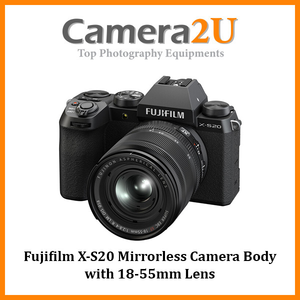 Fujifilm X-S20 Mirrorless Camera Body with 18-55mm Lens XS20 | Camera2u ...