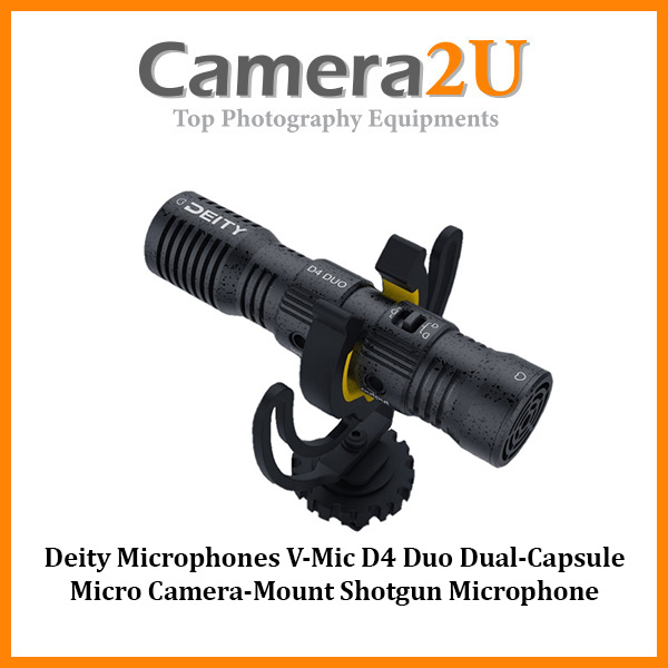 Deity Microphones V-Mic D4 Duo Dual-Capsule Micro Camera-Mount Shotgun ...