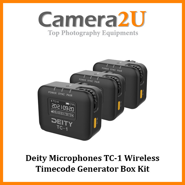 Deity Microphones TC-1 Wireless Timecode Generator Box Kit | Camera2u ...