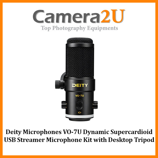 Deity Microphones VO-7U Dynamic Supercardioid USB Streamer Microphone ...
