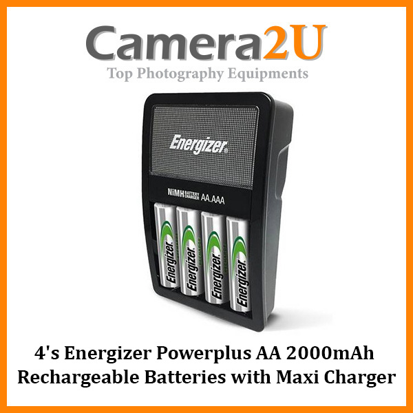 4's Energizer Powerplus AA 2000mAh Rechargeable Batteries with Maxi ...
