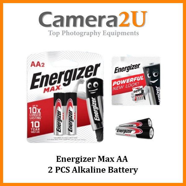 Energizer Max AA 2PC Alkaline Battery | Camera2u Malaysia Top Camera ...