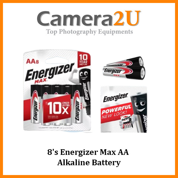 8's Energizer Max AA Alkaline Battery | Camera2u Malaysia Top Camera ...