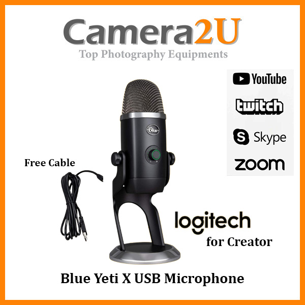 Blue Yeti X USB Microphone for PC Podcast Gaming Streaming Studio ...