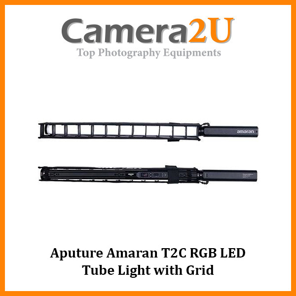Aputure Amaran T2C RGB LED Tube Light with Grid | Camera2u Malaysia Top ...