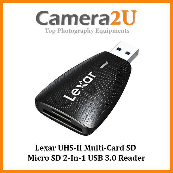 Lexar UHS-II Multi-Card SD / Micro SD 2-In-1 USB 3.0 Reader | Camera2u ...