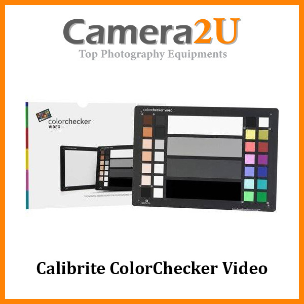 Calibrite ColorChecker Video | Camera2u Malaysia Top Camera Equipments ...