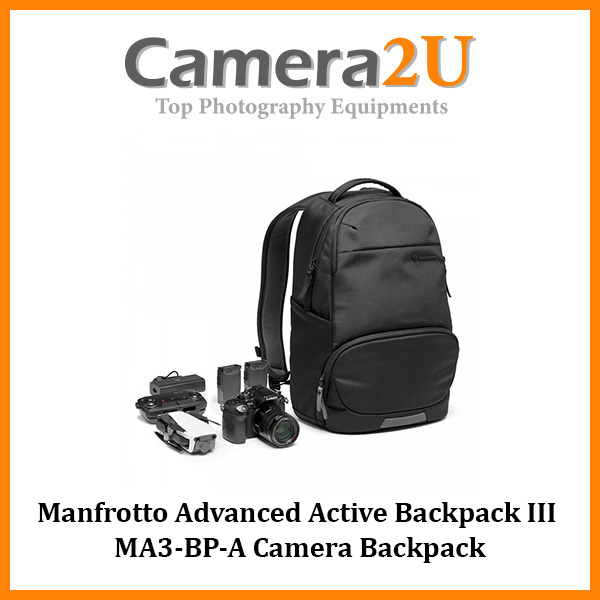 Manfrotto Advanced Active Backpack III MA3-BP-A Camera Backpack | Camera2u Malaysia Top Camera ...