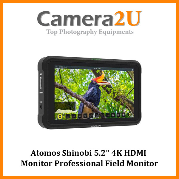 Atomos Shinobi 5.2" 4K HDMI Monitor Professional Field Monitor ...