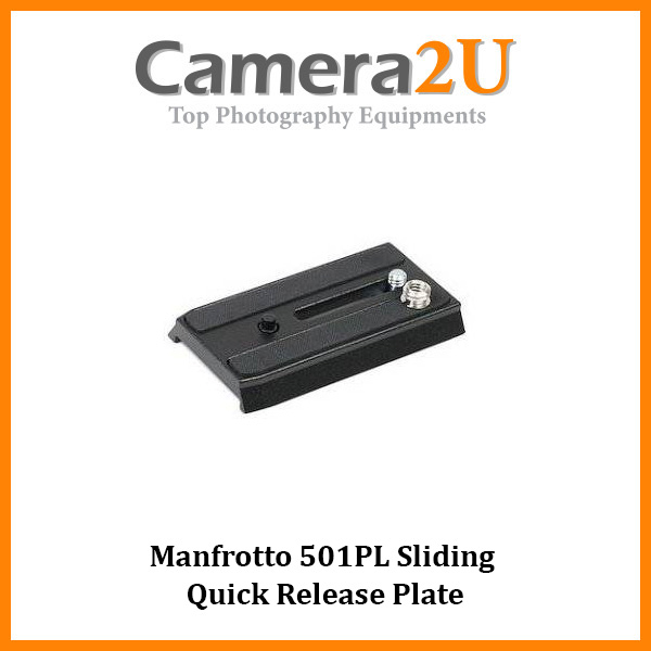 Manfrotto 501PL Sliding Quick Release Plate | Camera2u Malaysia Top ...
