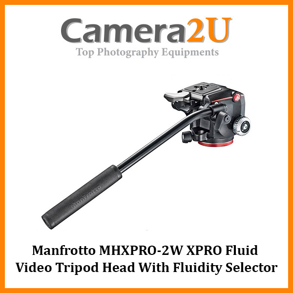 Manfrotto MHXPRO-2W XPRO Fluid Video Tripod Head With Fluidity Selector ...