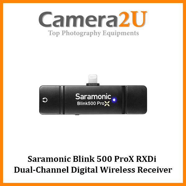 Saramonic Blink 500 ProX RXDi Dual-Channel Digital Wireless Receiver ...