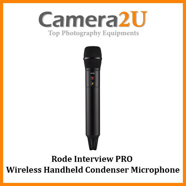 Rode Interview PRO Wireless Handheld Condenser Microphone | Camera2u ...