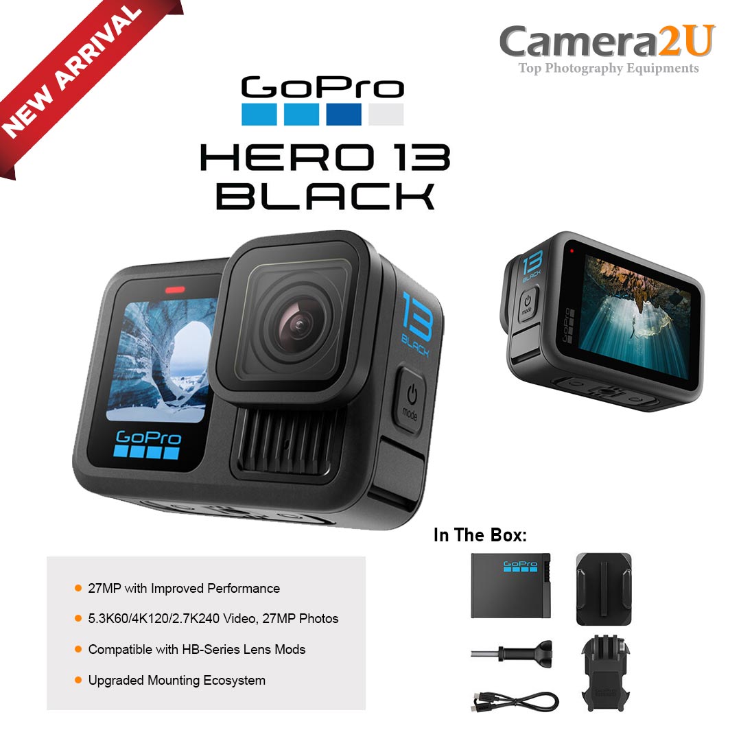 GoPro HERO 13 Black Action Camera | Camera2u Malaysia Top Camera ...