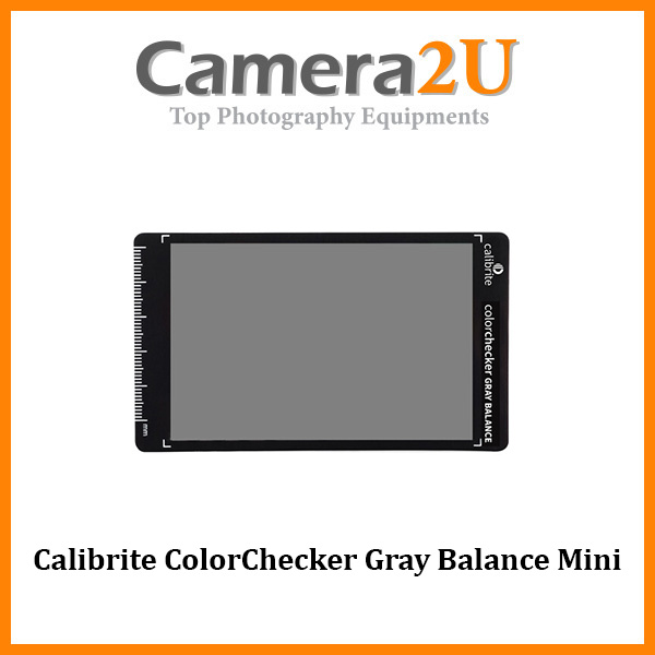 Calibrite ColorChecker Gray Balance Mini | Camera2u Malaysia Top Camera ...