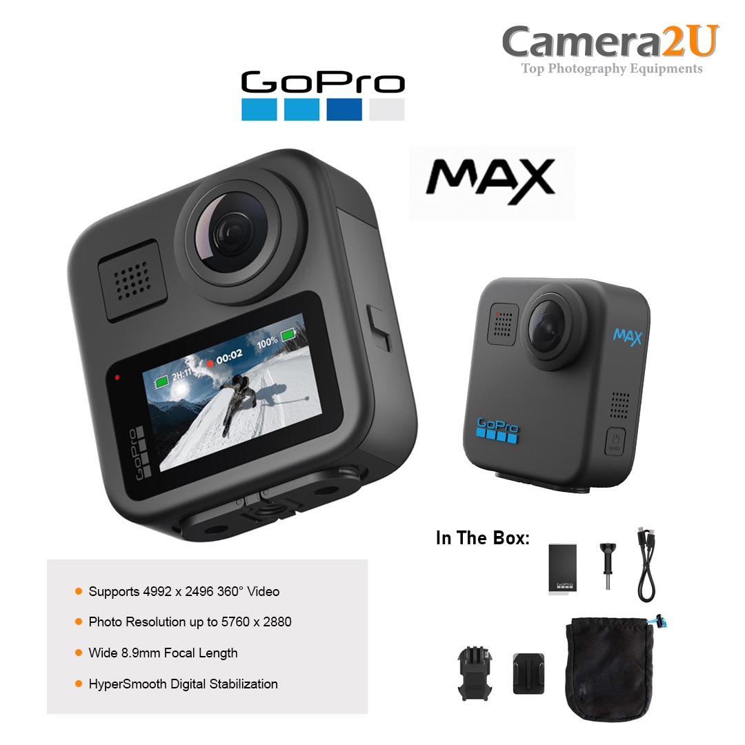 GoPro Hero Max HeroMax 360 Action Camera | Camera2u Malaysia Top Camera ...