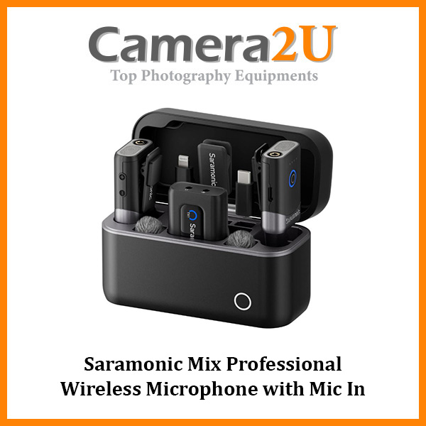 Saramonic Mix Professional Wireless Microphone with Mic In (2.4 GHz ...