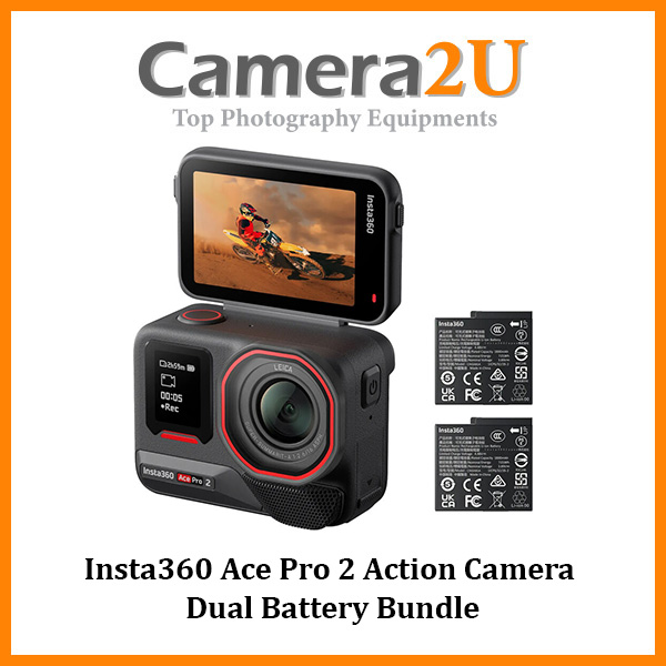 Insta360 Ace Pro 2 Action Camera Dual Battery Bundle | Camera2u ...