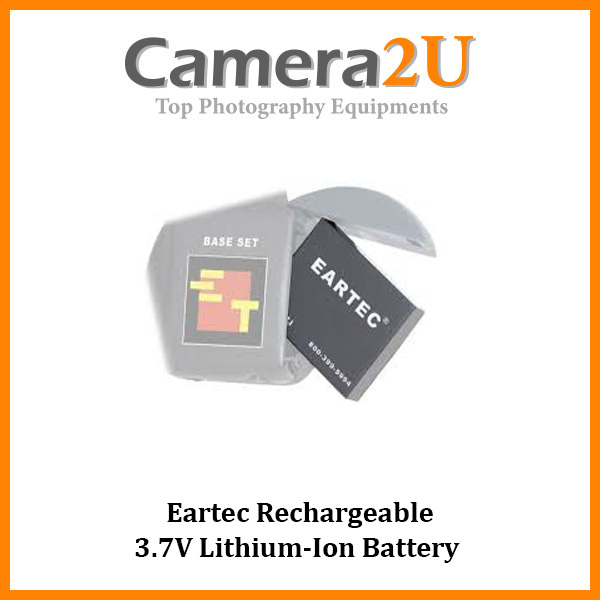 Eartec Rechargeable 3.7V Lithium-Ion Battery for UltraLITE & HUB ...