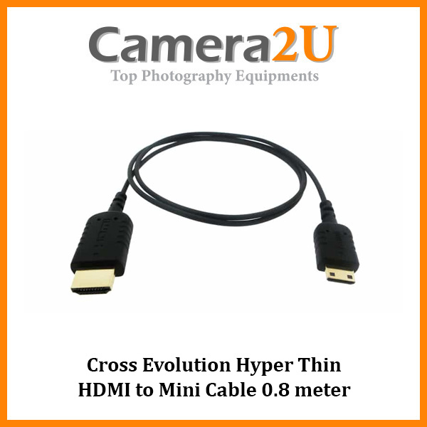 Cross Evolution Hyper Thin HDMI to Mini Cable 0.8 meter (HDMI-C01CR ...